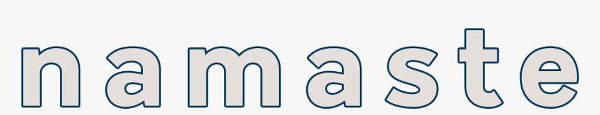 Namaste - Calligraphy, HD Png Download , Transparent Png Image - PNGitem