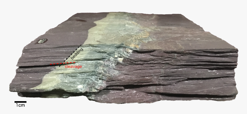Bedding Cleavage Slate - Igneous Rock, HD Png Download , Transparent ...