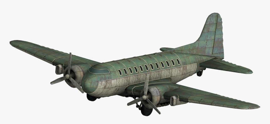 Airplane Clipart Cargo Aircraft - Jet Airliner Fallout 3, HD Png ...