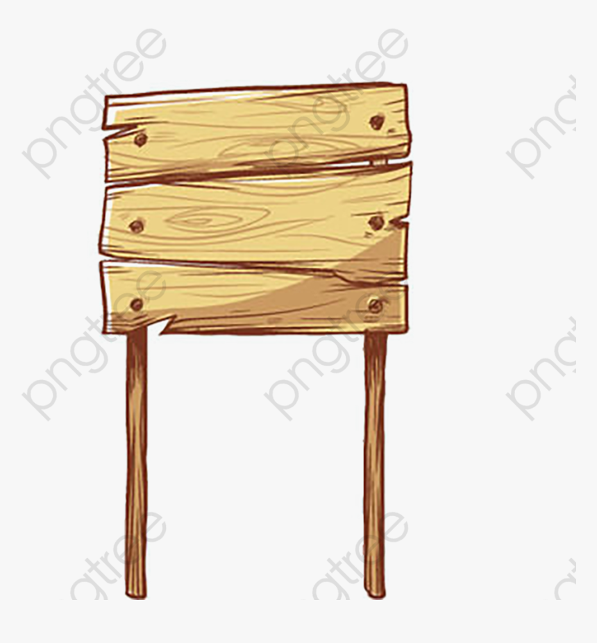Plaque Clipart Wood - Cartoon Wooden Sign, HD Png Download ...