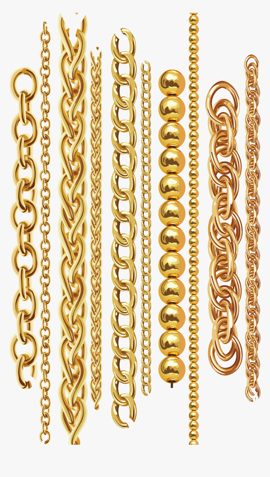 Gold Chain Vector Png, Transparent Png , Transparent Png Image - PNGitem