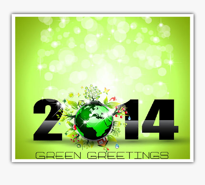 Pack Vectores Navideños En Formato Eps - Go Green, HD Png Download ...