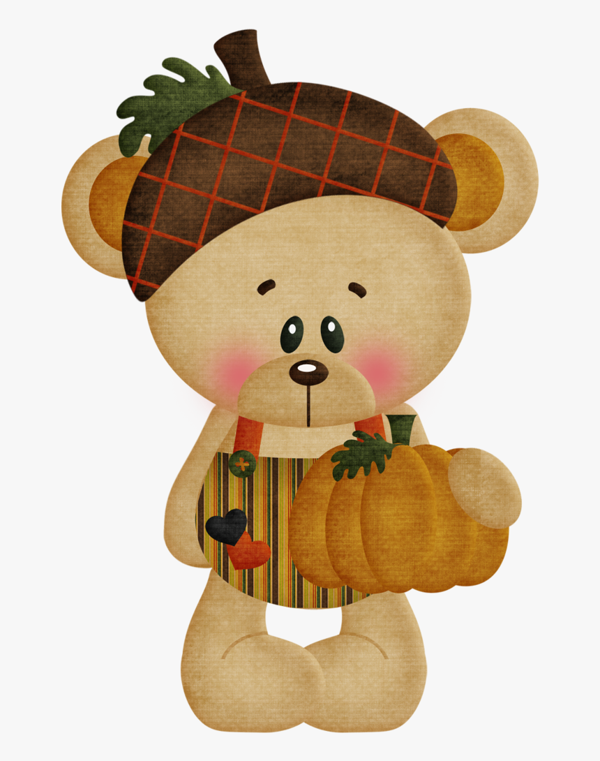 Welcome Fall Add On - Teddy Bear Fall Clipart, HD Png Download ...