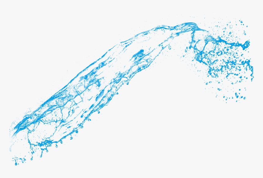 Water Splash Illustration - Water Effect Transparent Png, Png Download ...
