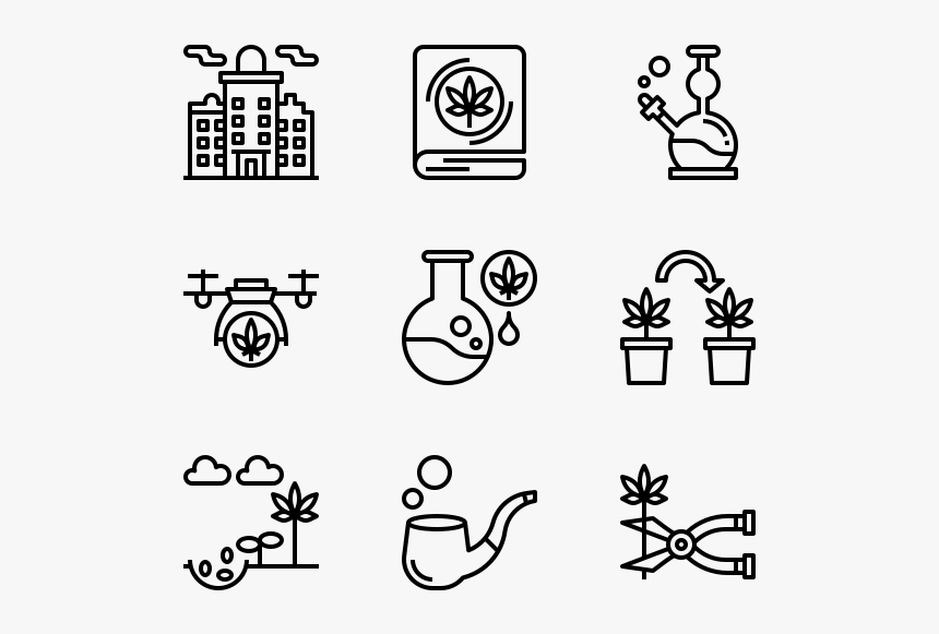 Marijuana - Agriculture Icon, HD Png Download , Transparent Png Image ...