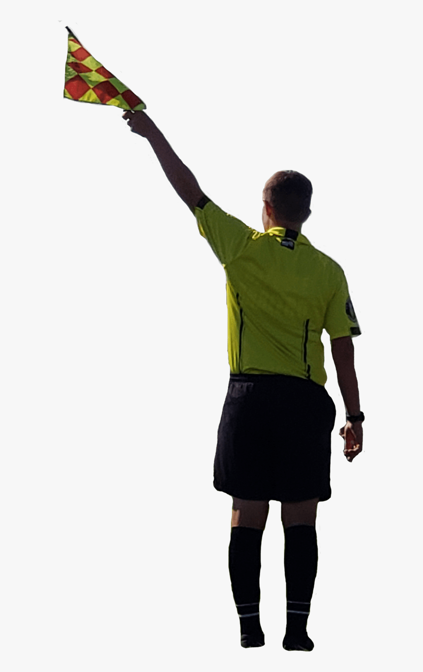 Yellow Shirt Referee - Standing, HD Png Download , Transparent Png ...