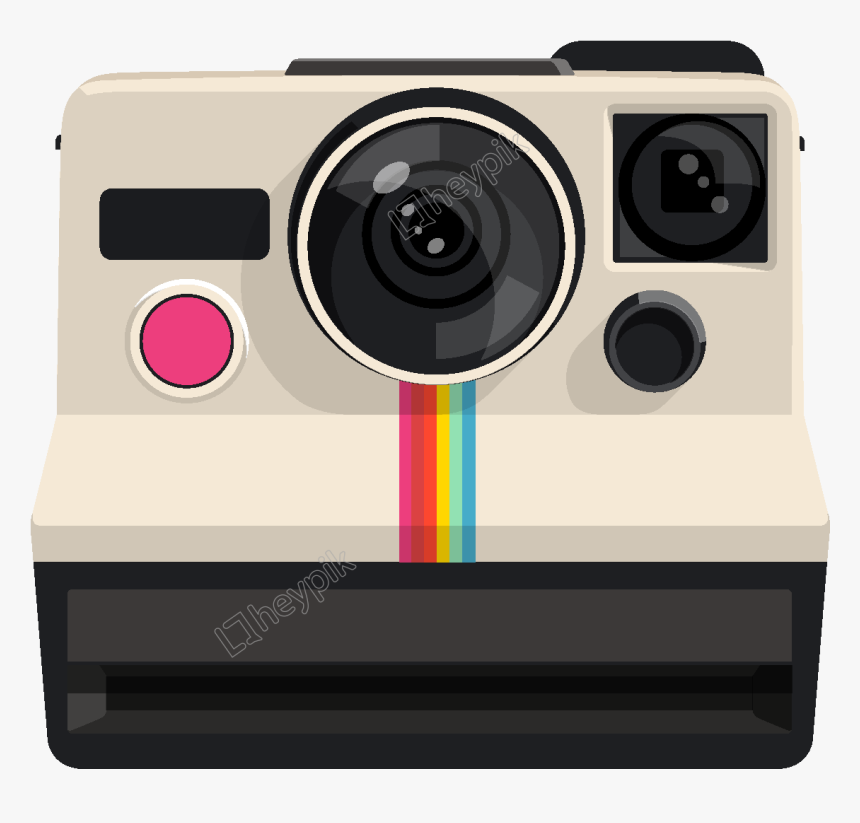Clip Art Free Camera Vector - 1000 Polaroid Land Camera, HD Png ...