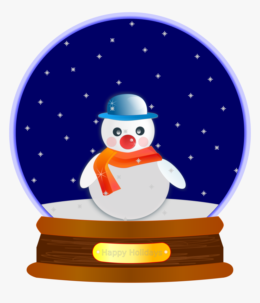 Transparent Snow Clipart Png - Christmas Snow Globe Clip Art, Png ...