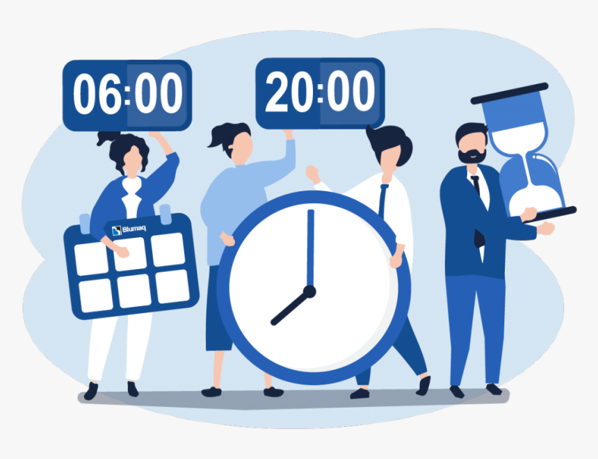 Blumaq Expands Its Customer Service Schedule - Time Management, HD Png ...