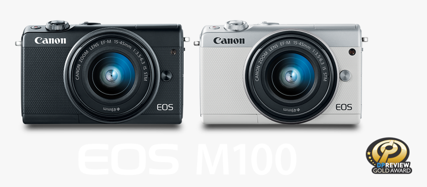 Eos M100 - Mirrorless Interchangeable-lens Camera, HD Png Download ...