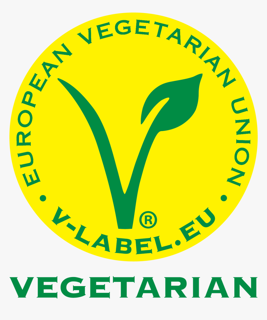 V Label Vegetarian Logo, HD Png Download , Transparent Png Image - PNGitem