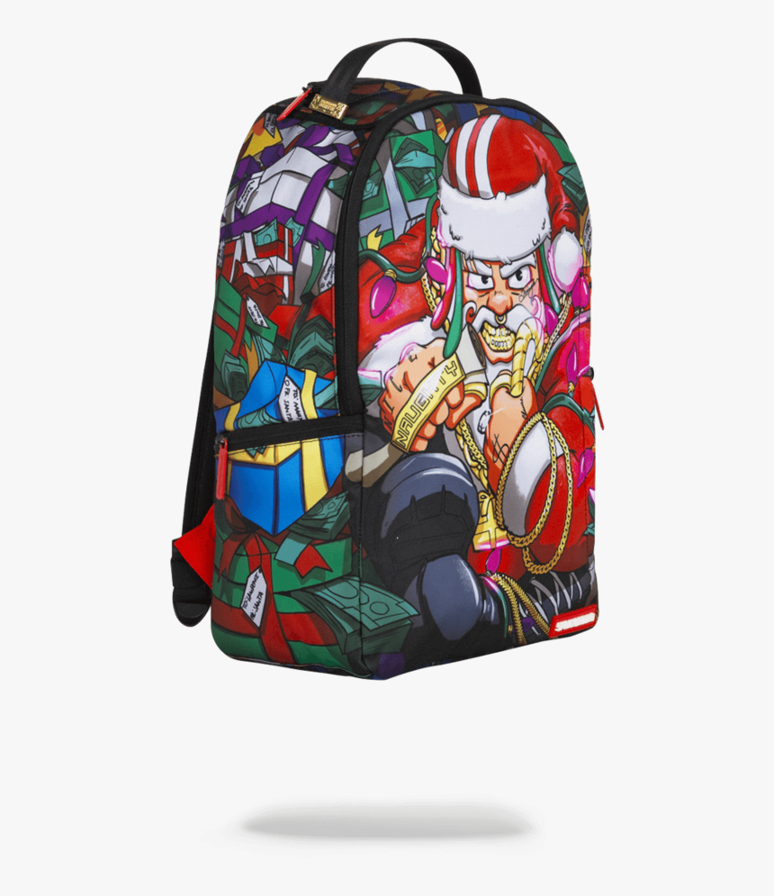 Transparent Bad Santa Clipart - Sprayground Backpack Santa, HD Png ...