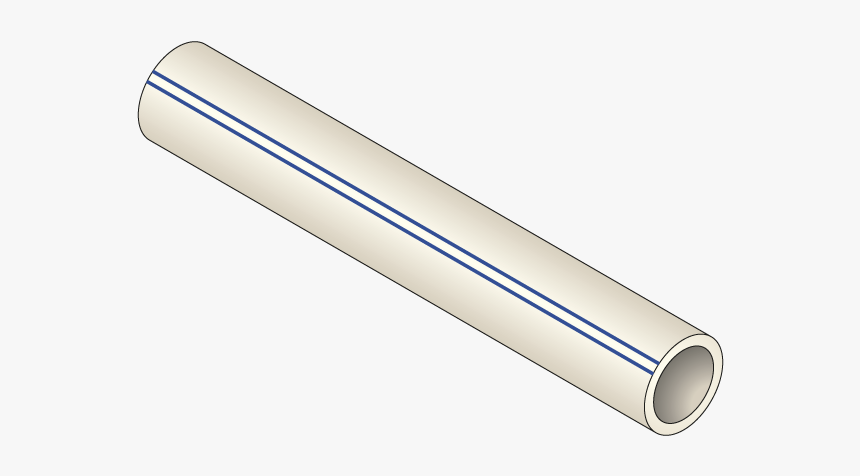 Pex Pipe Plus Straight Length Blue - Pipe, HD Png Download ...