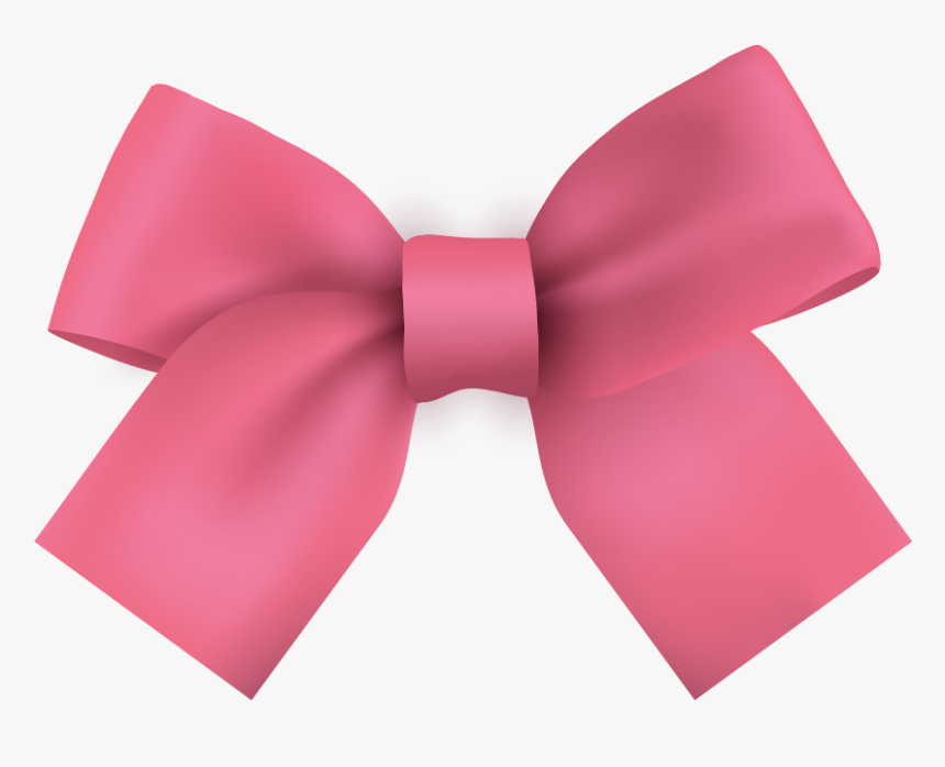 Bow Tie Pink Shoelace Knot Ribbon - Pink Bow Tie Png, Transparent Png ...