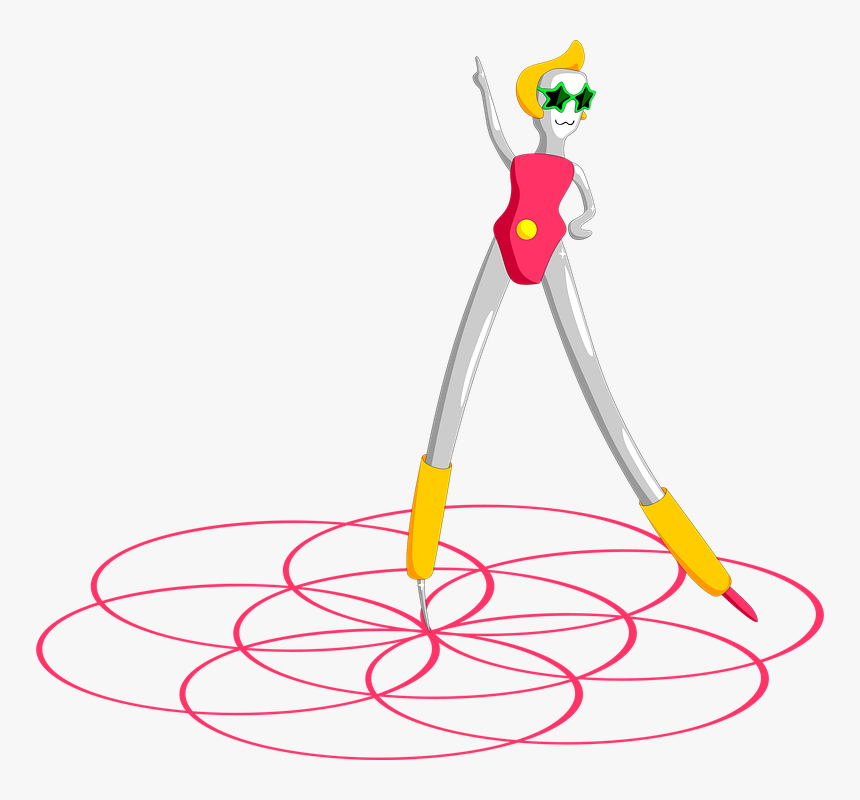 Compass, Circumference, To Draw, Geometry, Mathematics, HD Png Download ...