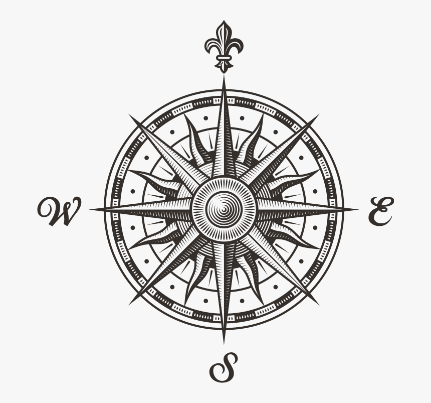 Compass Clipart Rustic - Compass Png, Transparent Png , Transparent Png ...