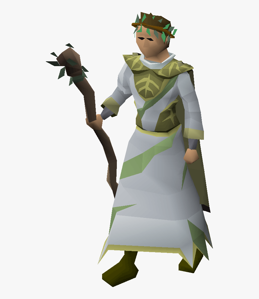 Transparent Female Soldier Png - 3rd Age Druidic Osrs, Png Download ...
