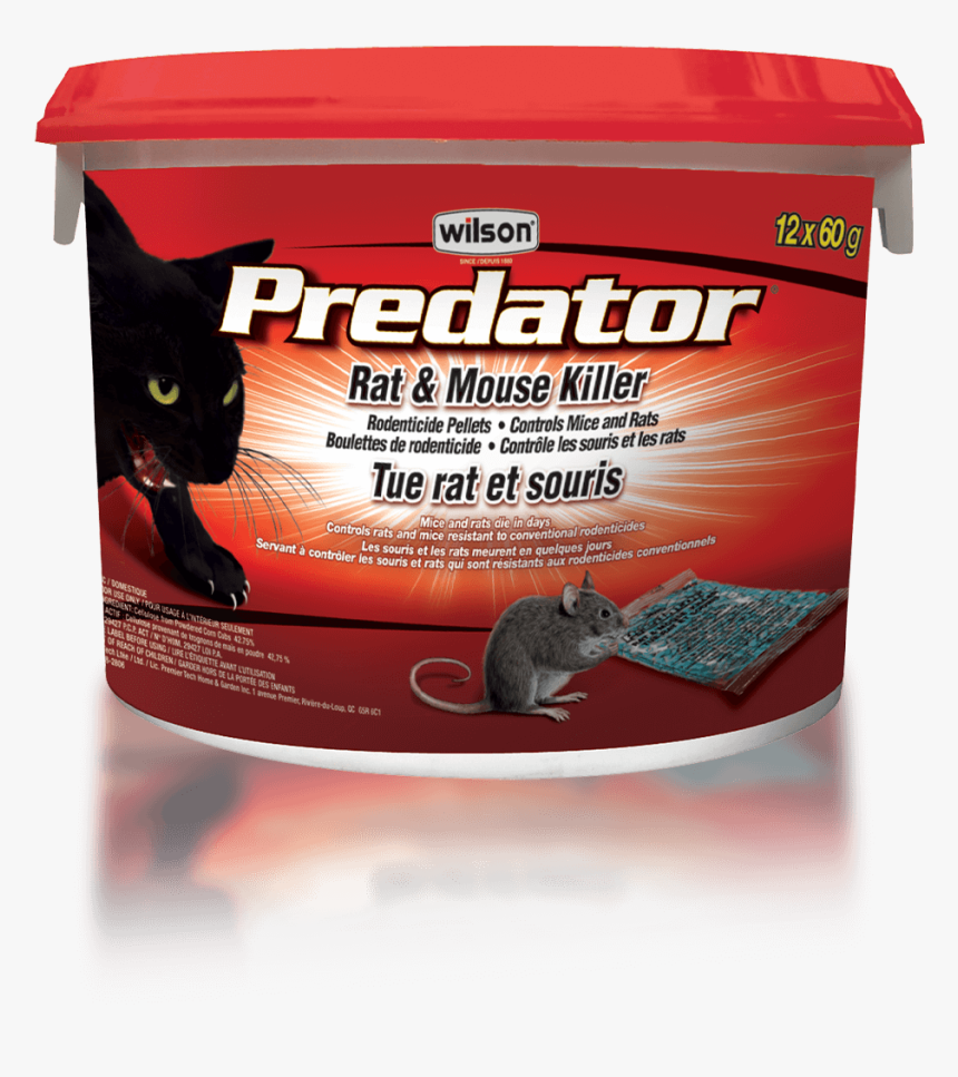 Wilson Predator Rat Mouse Killer Pellets - Rat, HD Png Download ...