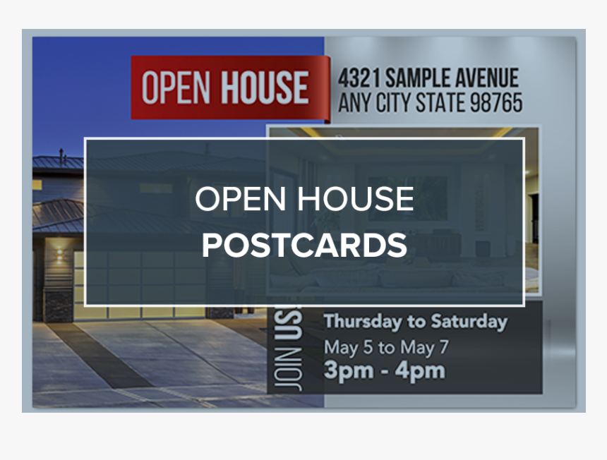 Designer Open House Postcard Ideas, HD Png Download , Transparent Png ...