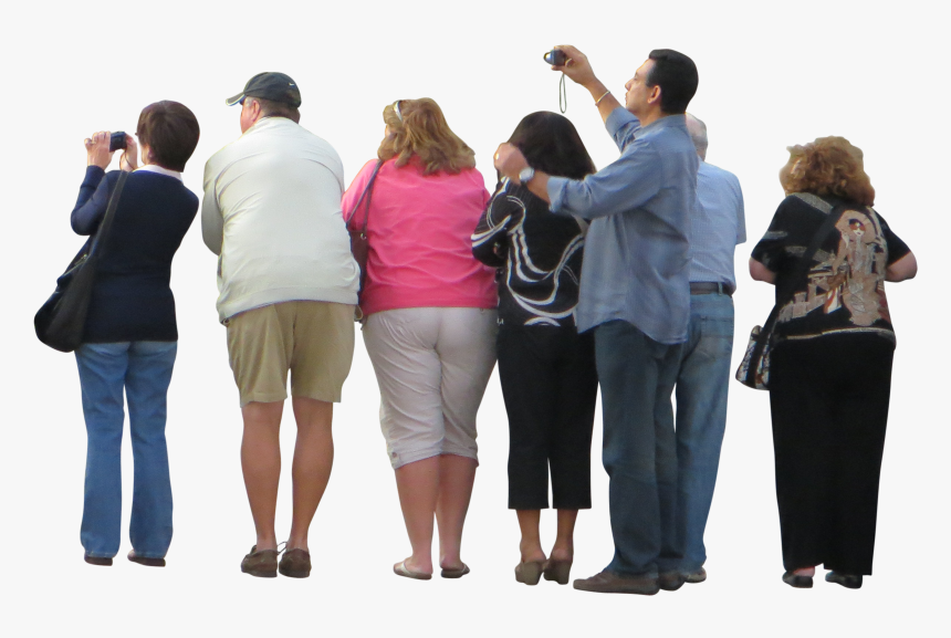 People Back View Png