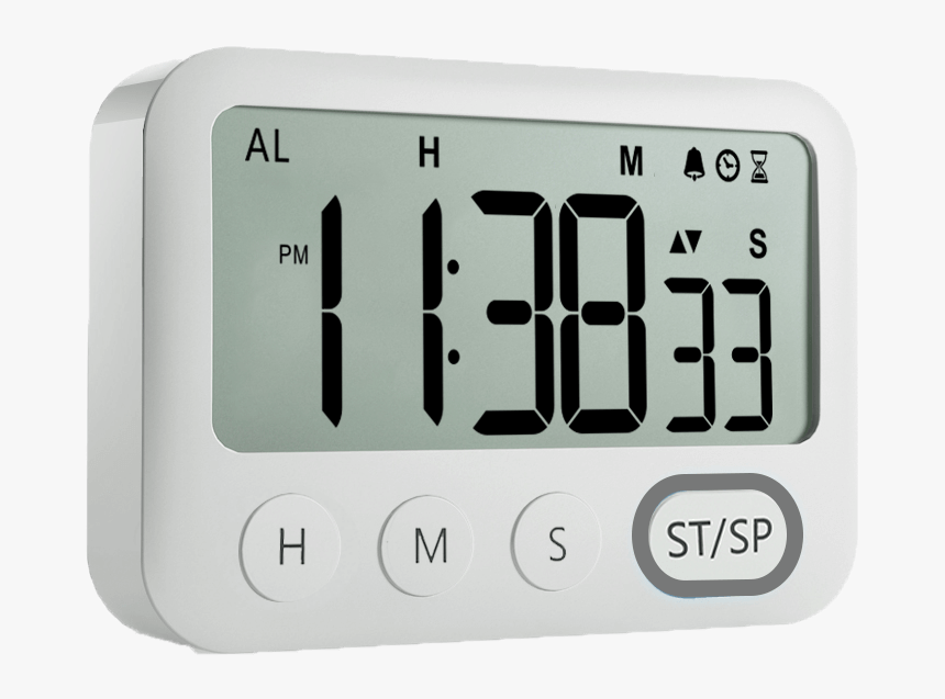 Digital Timer Clock - Radio Clock, HD Png Download , Transparent Png ...