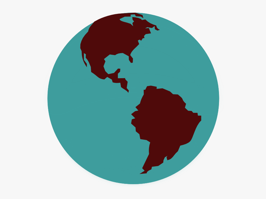 Transparent Latin America Flags Png - Black & White Globe, Png Download ...