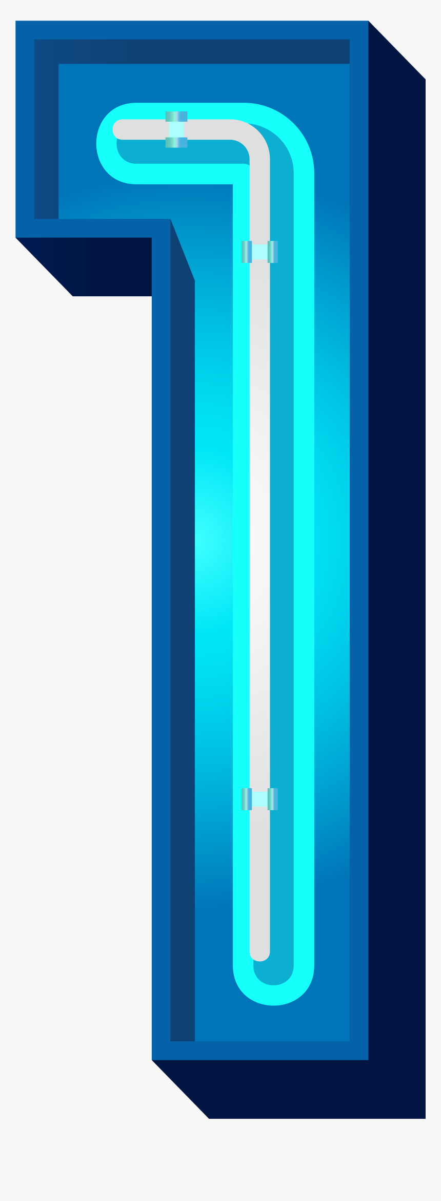 Transparent Neon Line Png - Blue Neon Numbers Png, Png Download ...