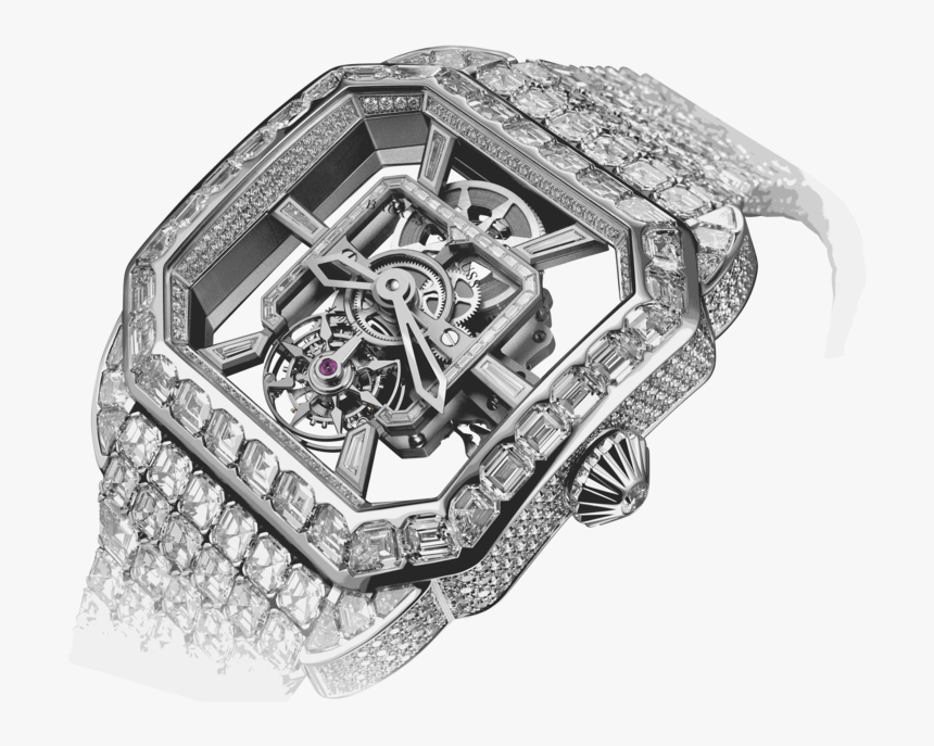Royal Berkeley Tourbillon 45 Diamond Watch Side-shot - Royal Berkeley ...