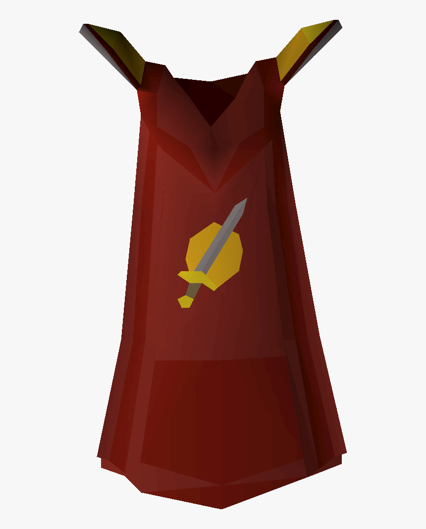 Old School Runescape Wiki - Osrs Attack Cape Untrimmed, HD Png Download ...
