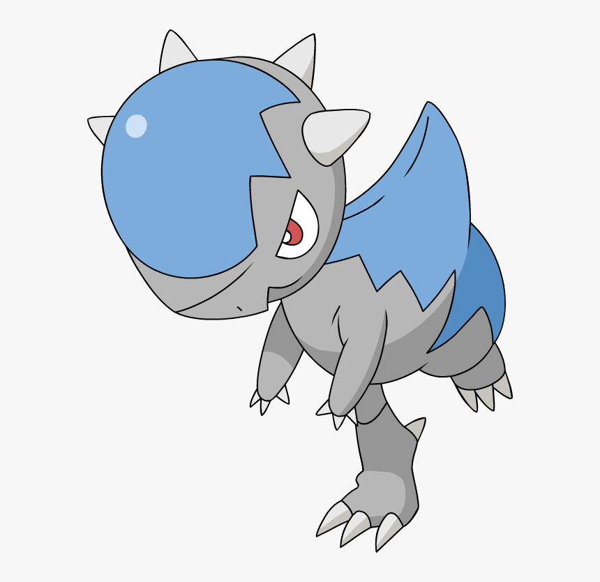 408cranidos Dp Anime - Blue And Grey Dinosaur Pokemon, HD Png Download ...