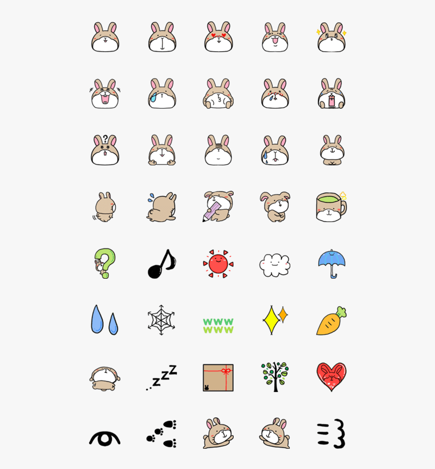 Line Emoticon Sticker Png