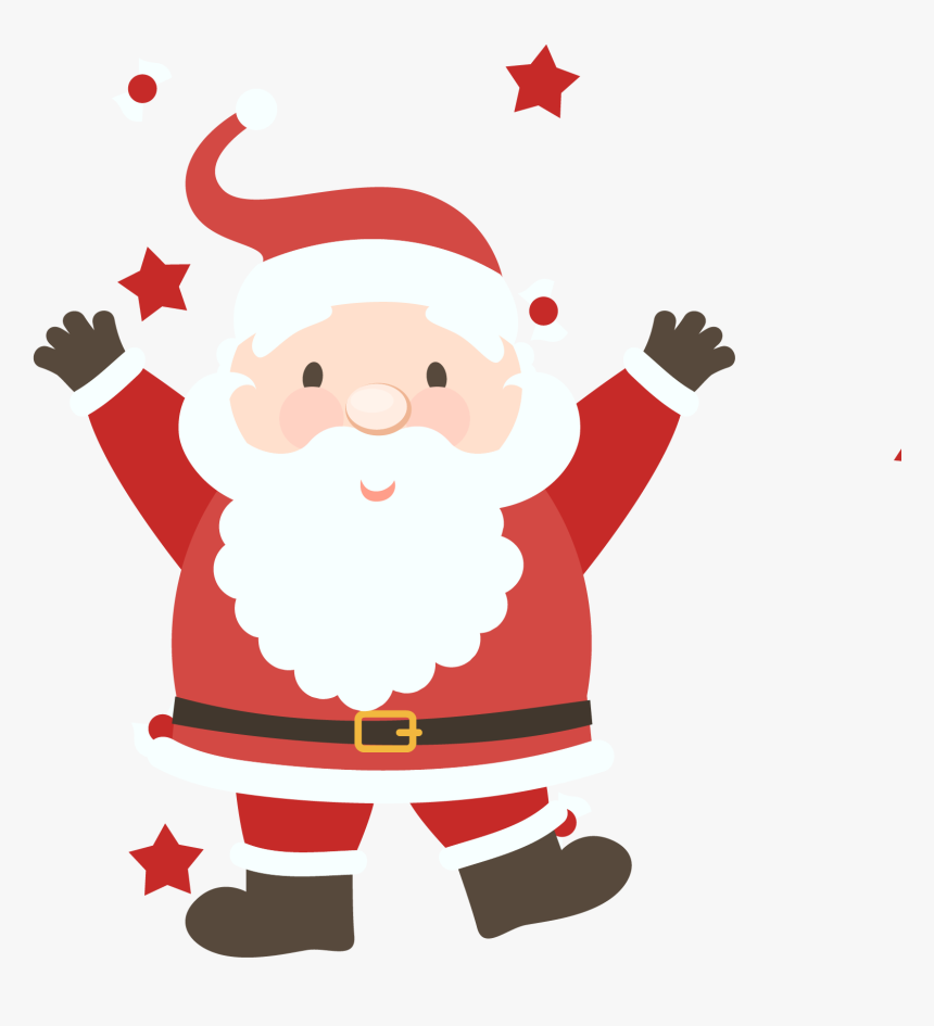 Transparent Santa Vector Png, Png Download , Transparent Png Image ...