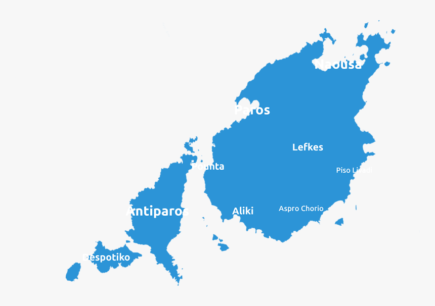 Paros Island Map Vector, HD Png Download , Transparent Png Image - PNGitem