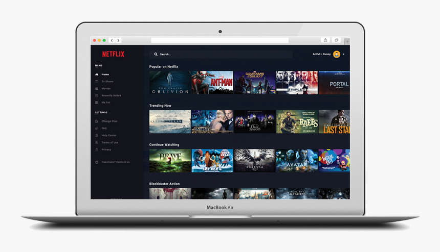 Modern Desktop App Design, HD Png Download , Transparent Png Image ...