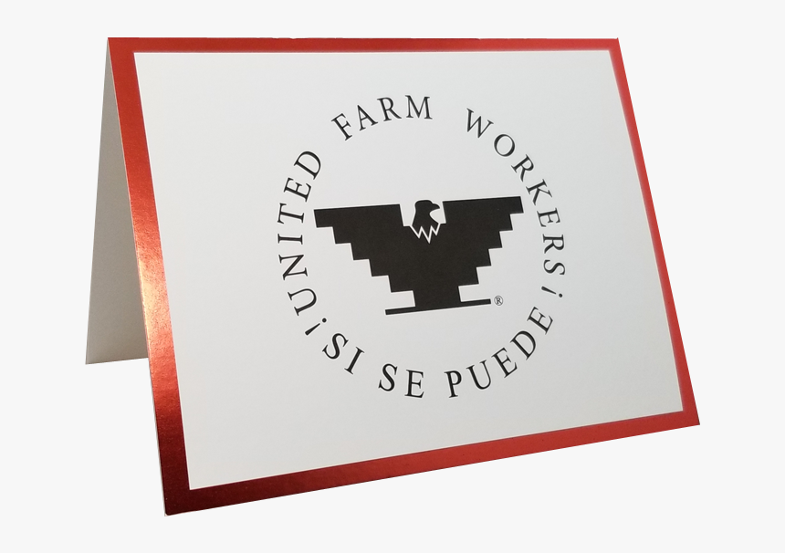 Ufw Red Foil Card Set With Envelopes - Sign, HD Png Download ...