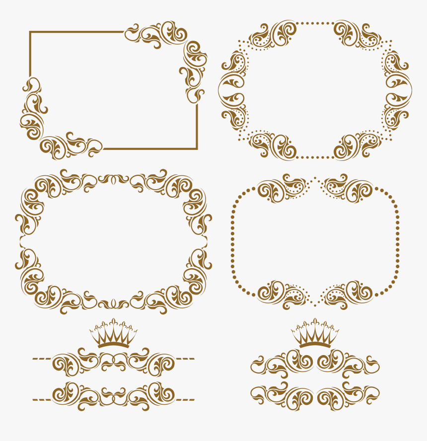 Pattern Border Download Png Image - European Pattern Frame, Transparent ...