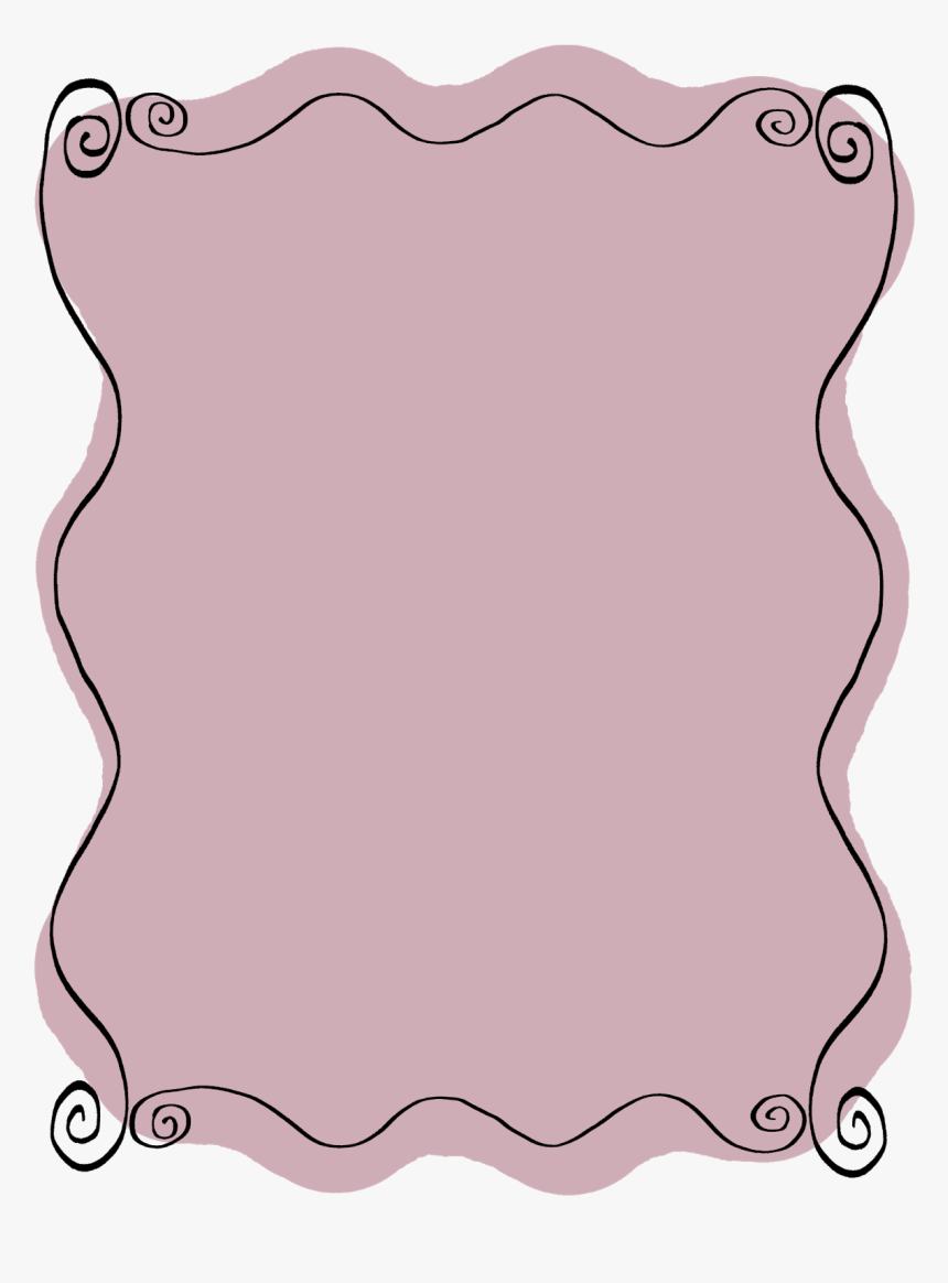 Hand Drawn Doodle Labels Scrapbooking Frame Clipart, HD Png Download ...