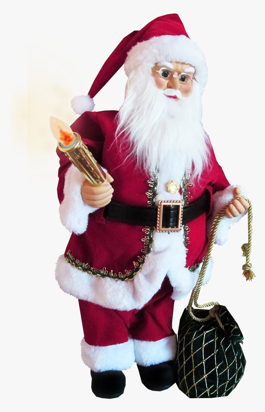 Transparent Noel Png - Holding Candle Father Christmas, Png Download ...