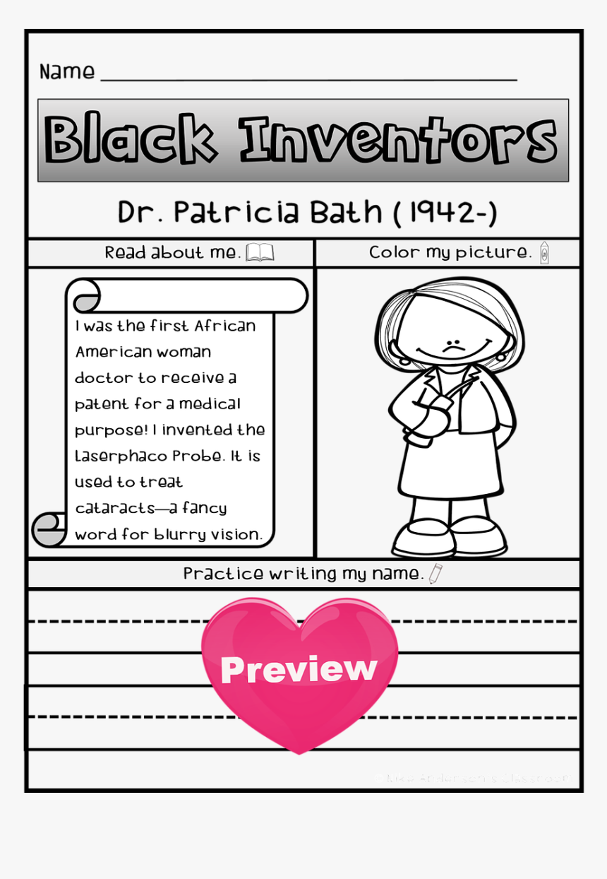 Patricia E Bath Timeline