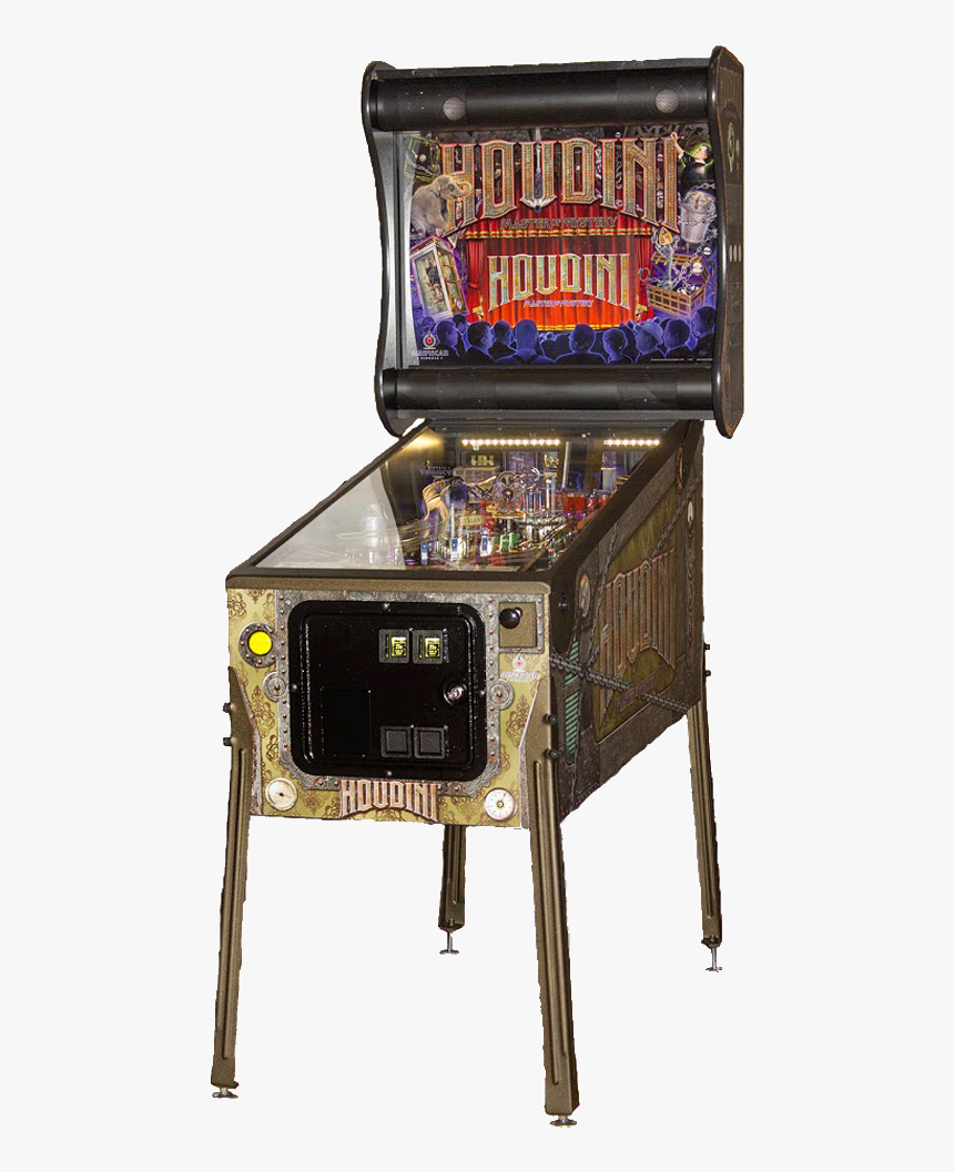 Houdini Master Of Mystery - Pinball, HD Png Download , Transparent Png ...