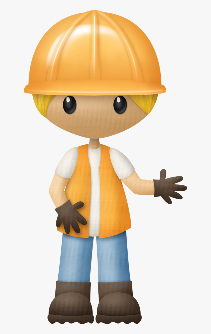 Cute Kid Construction Worker Clip Art, HD Png Download , Transparent ...