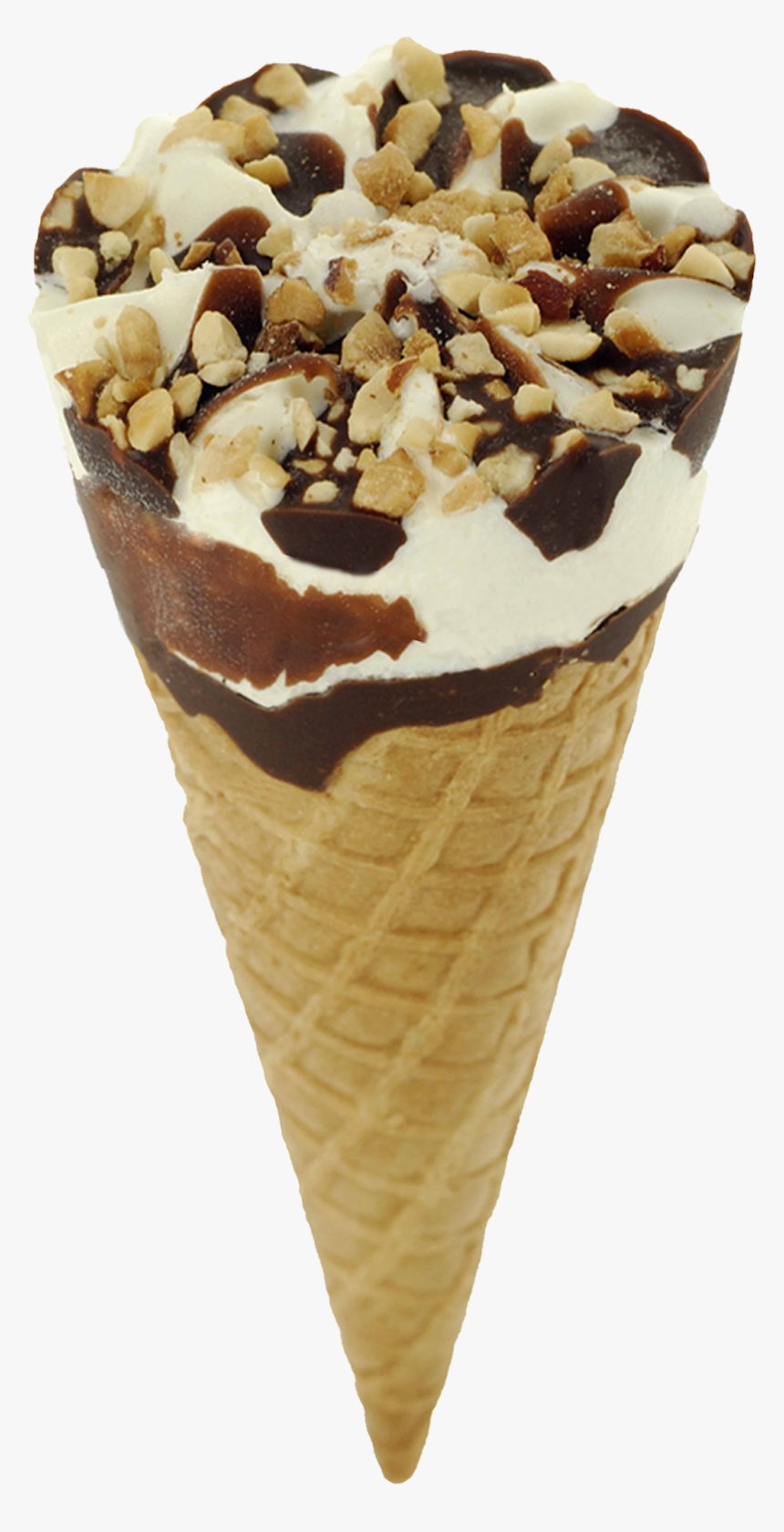 Butterscotch Ice Cream Cone, HD Png Download , Transparent Png Image ...