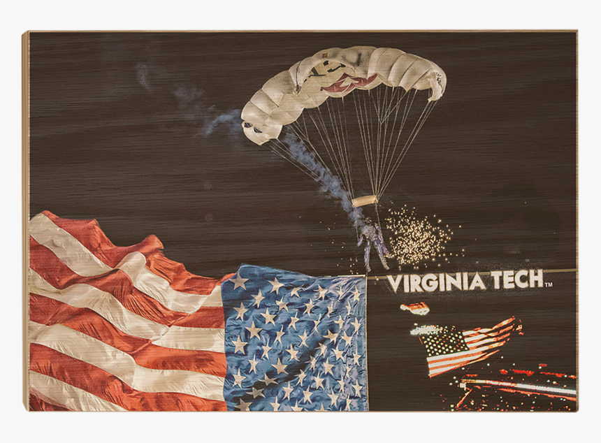 Virginia Tech Hokies - Flag Of The United States, HD Png Download ...