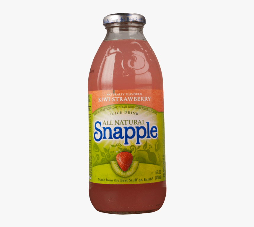Snapple Kiwi Strawberry - Bottle Snapple Raspberry Tea, HD Png Download ...