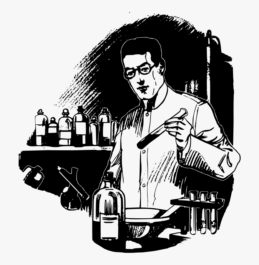 Free Scientist With Beaker - Scientist In Lab Png, Transparent Png ...