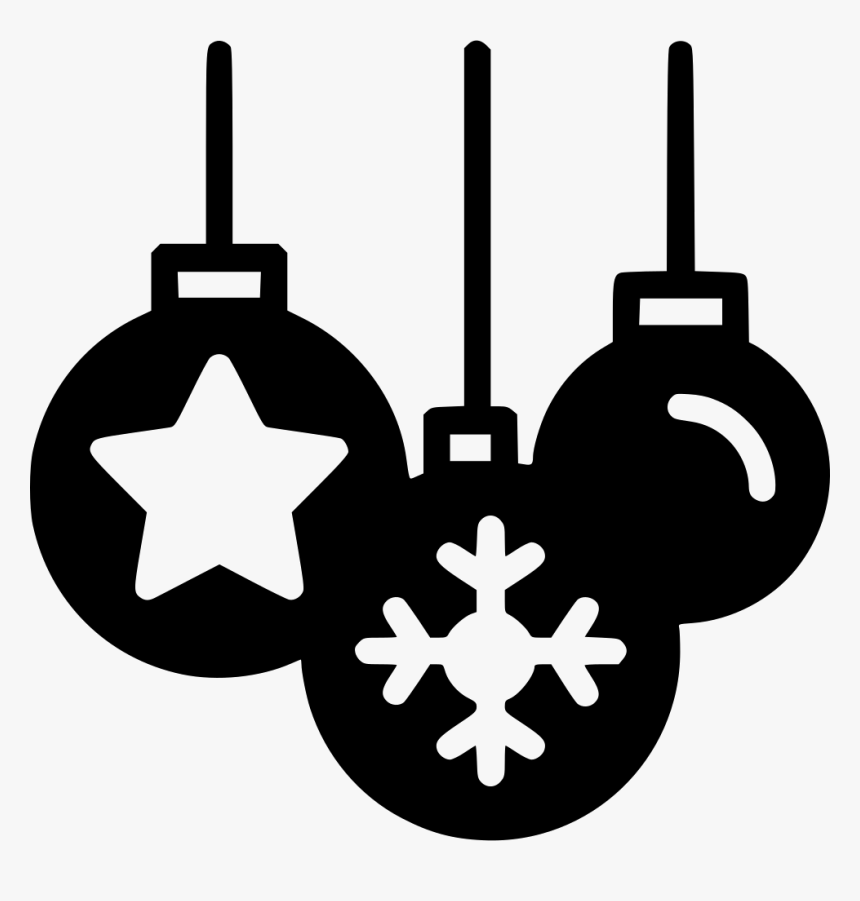 Decorations - Christmas Clipart Black And White Label, HD Png Download ...
