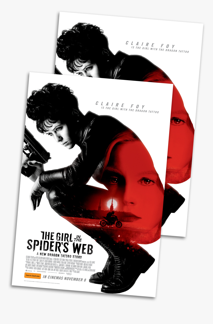 Girl In The Spider's Web 2018 Dvd, HD Png Download , Transparent Png ...