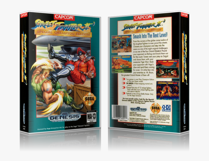 Street Fighter 2 Special Champion Edition Cover, HD Png Download ...