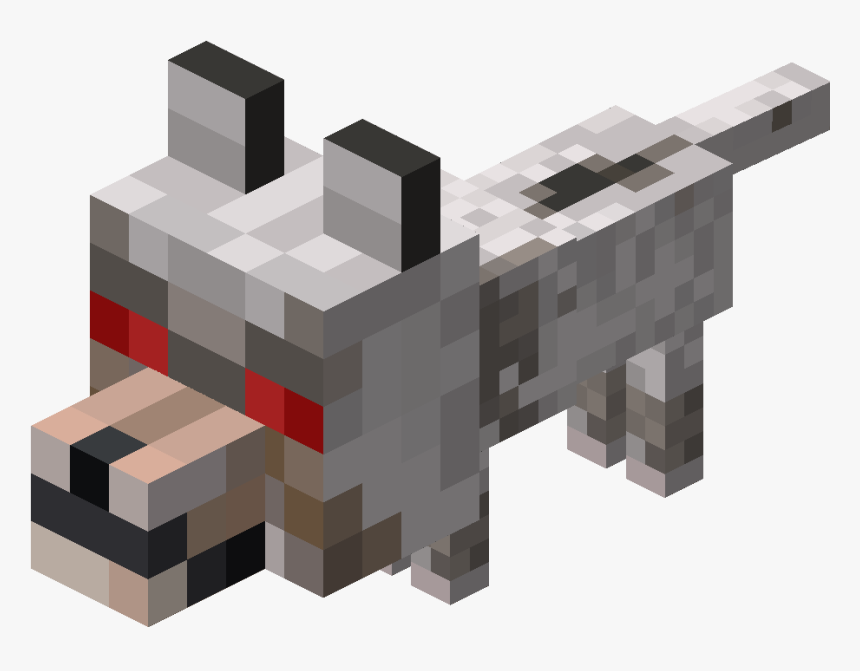 Minecraft Baby Wolf Png, Transparent Png , Transparent Png Image - PNGitem