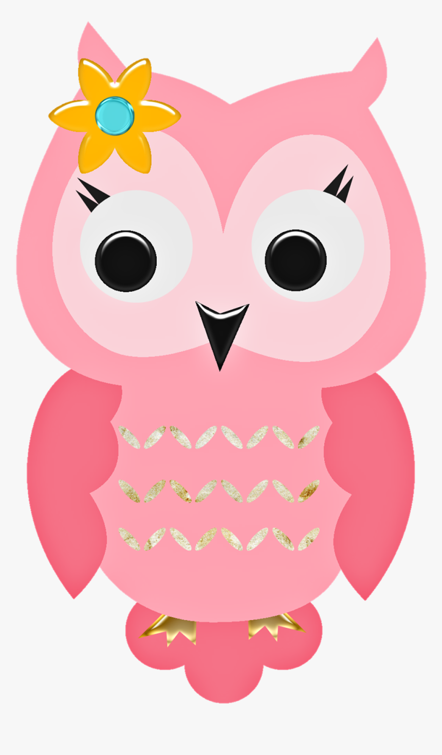 Pink Owls - - Imágenes De Tecolote En Caricatura, HD Png Download ...